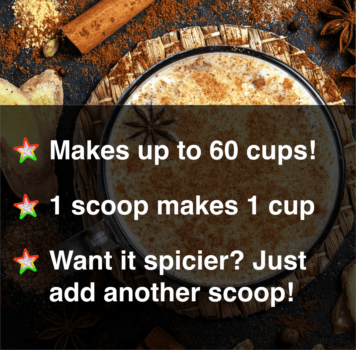 Premium Chai Tea Powder (60 Servings), from Chai Meow Meow